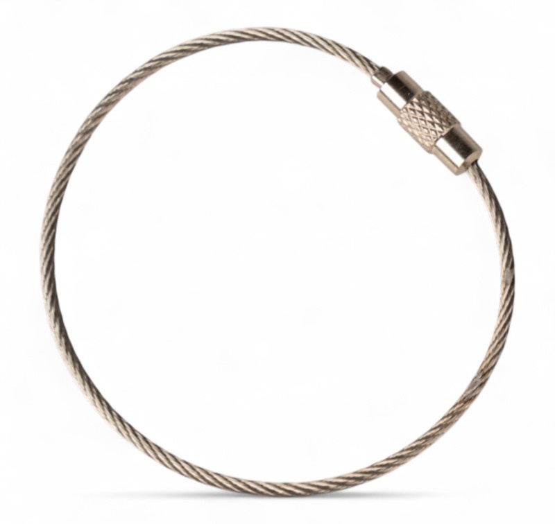 roestvaststaal Staaldraad 150 mm 'armband' Staaldraad sleutelring kopen ...
