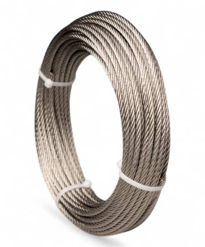Stainless Wire Rope 8 mm 20 Meter 7x7 For Sale - Wire rope stunter