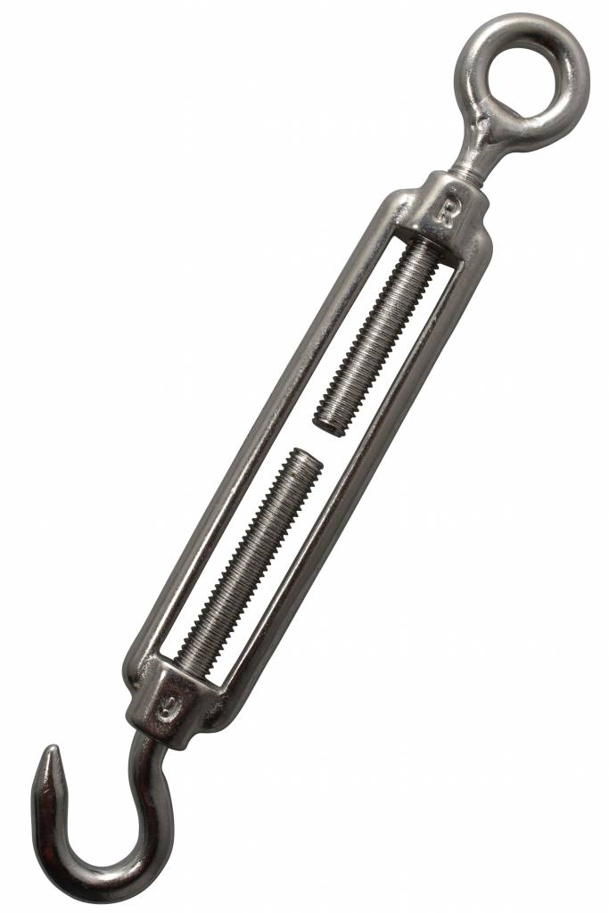 Draadspanner rvs M6 kopen - Staalkabelstunter