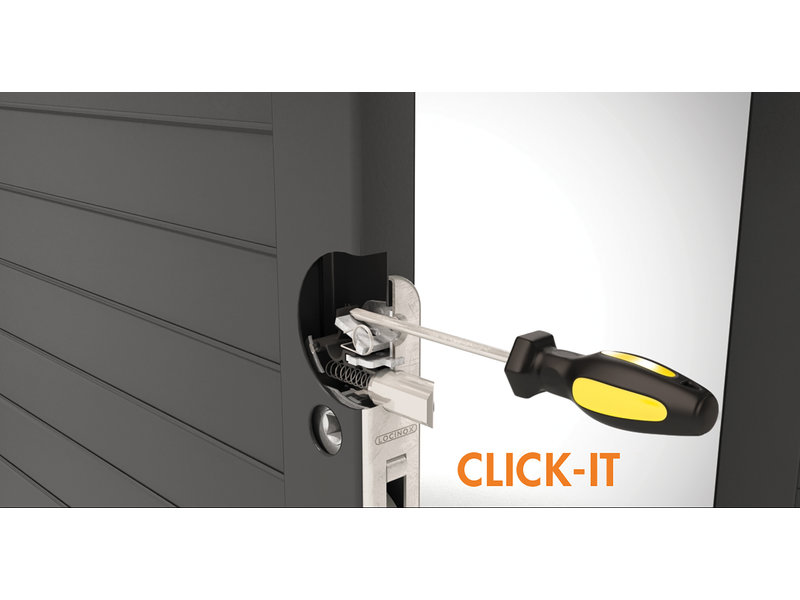 INSTEEKSLOT MET 20 MM DOORNMAAT VOOR PROFIELEN VANAF 40 MM - Hekwerk Direct