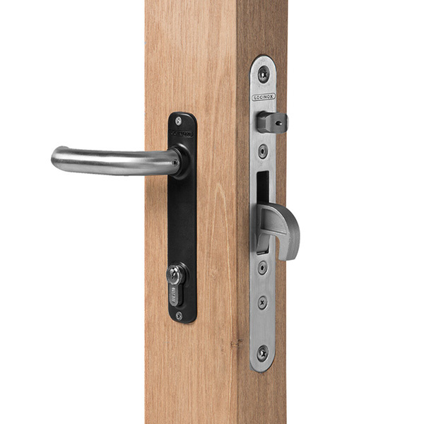 RVS Insteekslot voor houten poorten - Hekwerk Direct