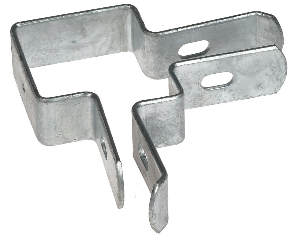 Langlip hoekbeugel voor koker 60 x 60 mm - Hekwerk Direct
