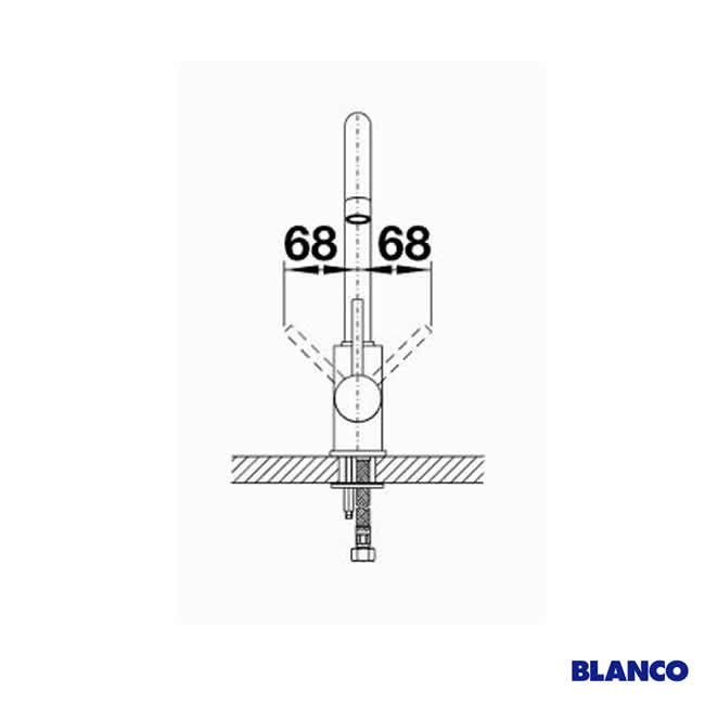 BLANCO Mida HD chroom 517742 | Eéngreepsmengkraan - IkShop