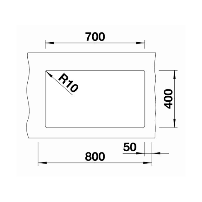 Zwarte Spoelbak Blanco SUBLINE 700U-526001 | Black line | Onderbouw ...