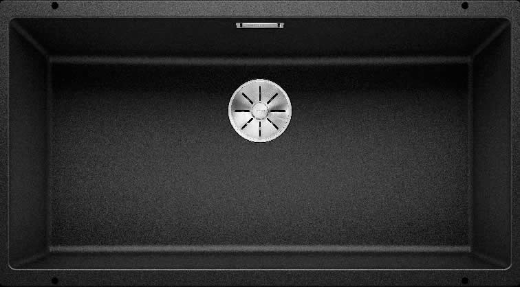 Zwarte Spoelbak Blanco SUBLINE 800U-526005 | Black line | Onderbouw ...