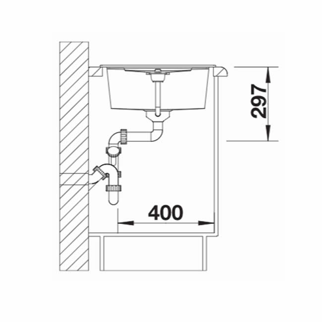 Zwarte Spoelbak Blanco METRA 5 SF -525921 | Vlakbouw | Black line - IkShop