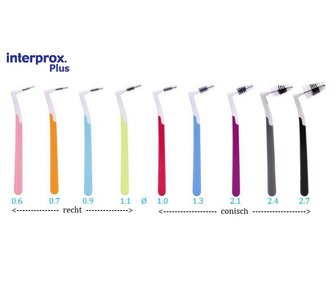 Interprox Plus Ragers | Mini | 3mm | Geel | 6 stuks