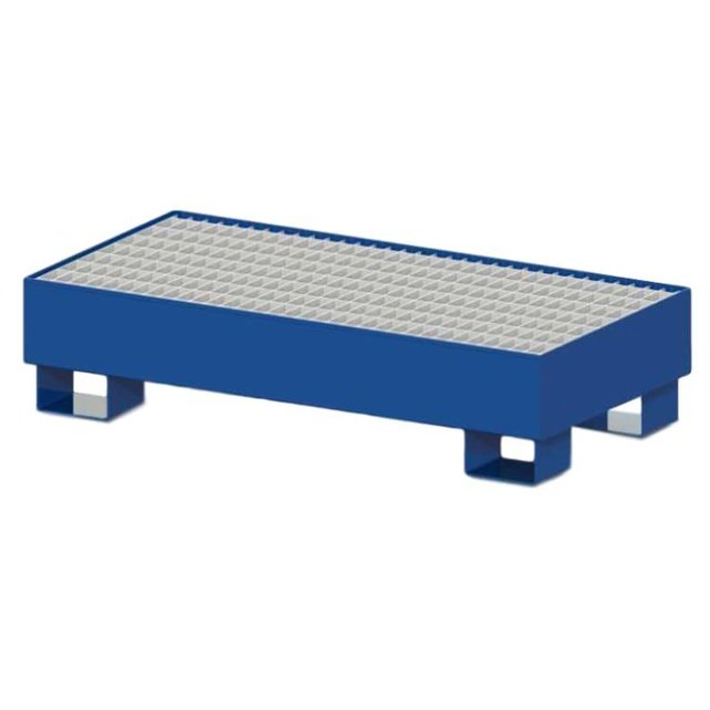 Containment Container from steel for 2x 200L Drums Galvanized rooster