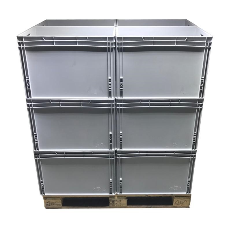 Bulkdeal Eurobox Universal 60x40x42 cm open handle Eurocontainer ...