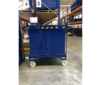 Chip Container 2000L Lifting Eyes Hinged Bottom Tipper Container ...