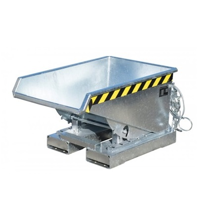 Chip Container Galvanized EXPM 150L Mini Tipper Container with Rollove