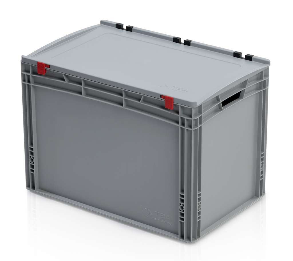 Eurobox Universal 60x40x43,5 cm with lid open handle Euro container KT