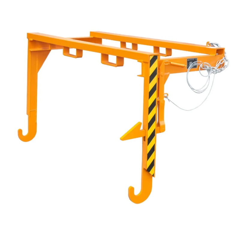Tilting Traverse BST for stacking tippers with forklift