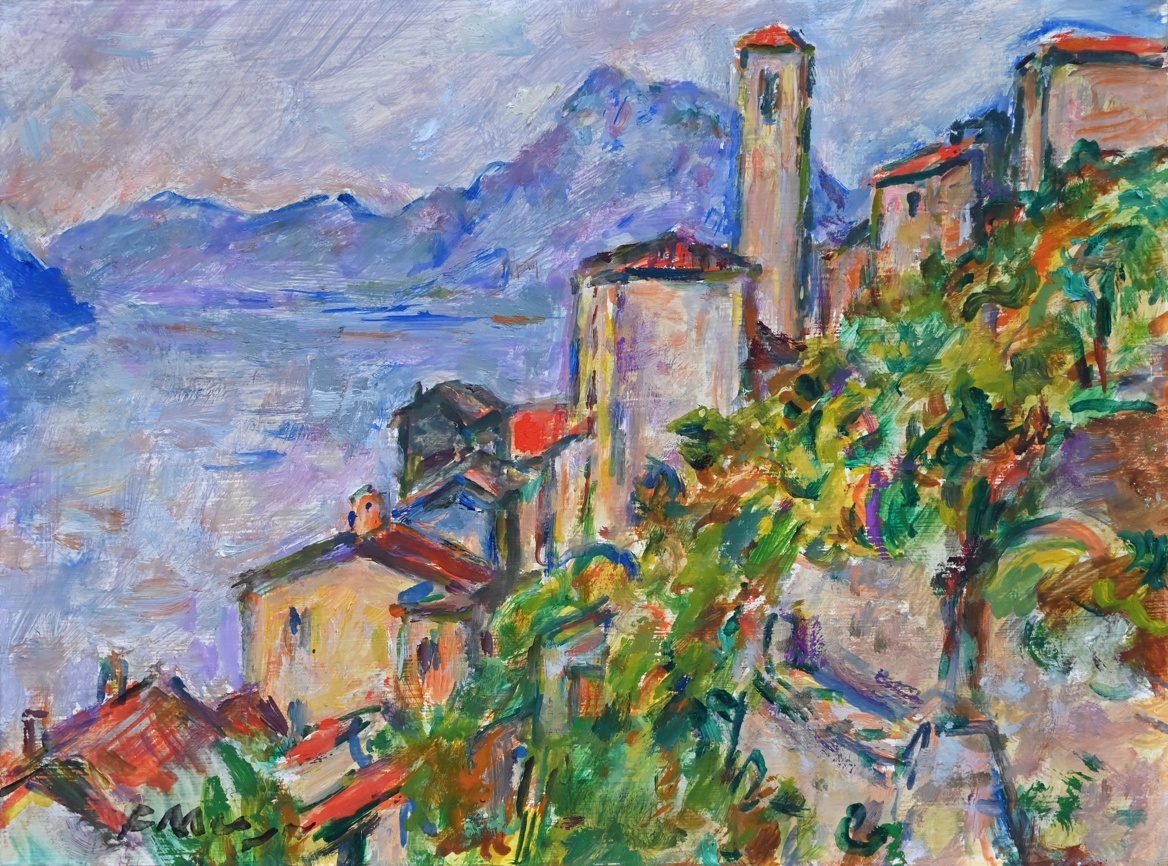 Fritz Meijer (1900 - 1969) - Gemälde Luganer See Italien Landschaft - ARKAZIA Kunst & Auktionen