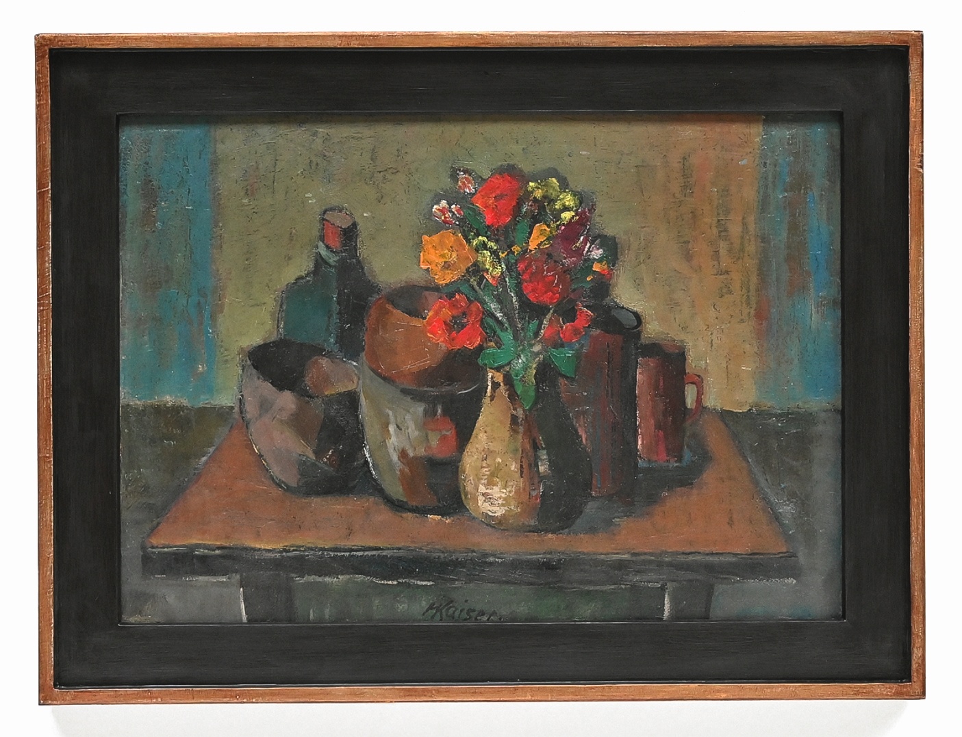 Gemälde Stillleben Nachkriegskunst um 1950 - Ölgemälde Moderne ...