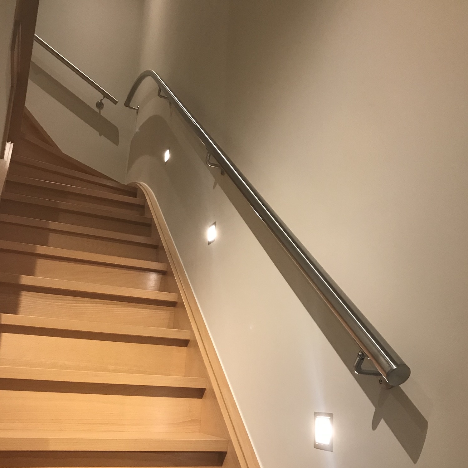 INOX trapleuning rond met dragers TYPE 1 VARIABEL bij LEUNINGvakman.be ...