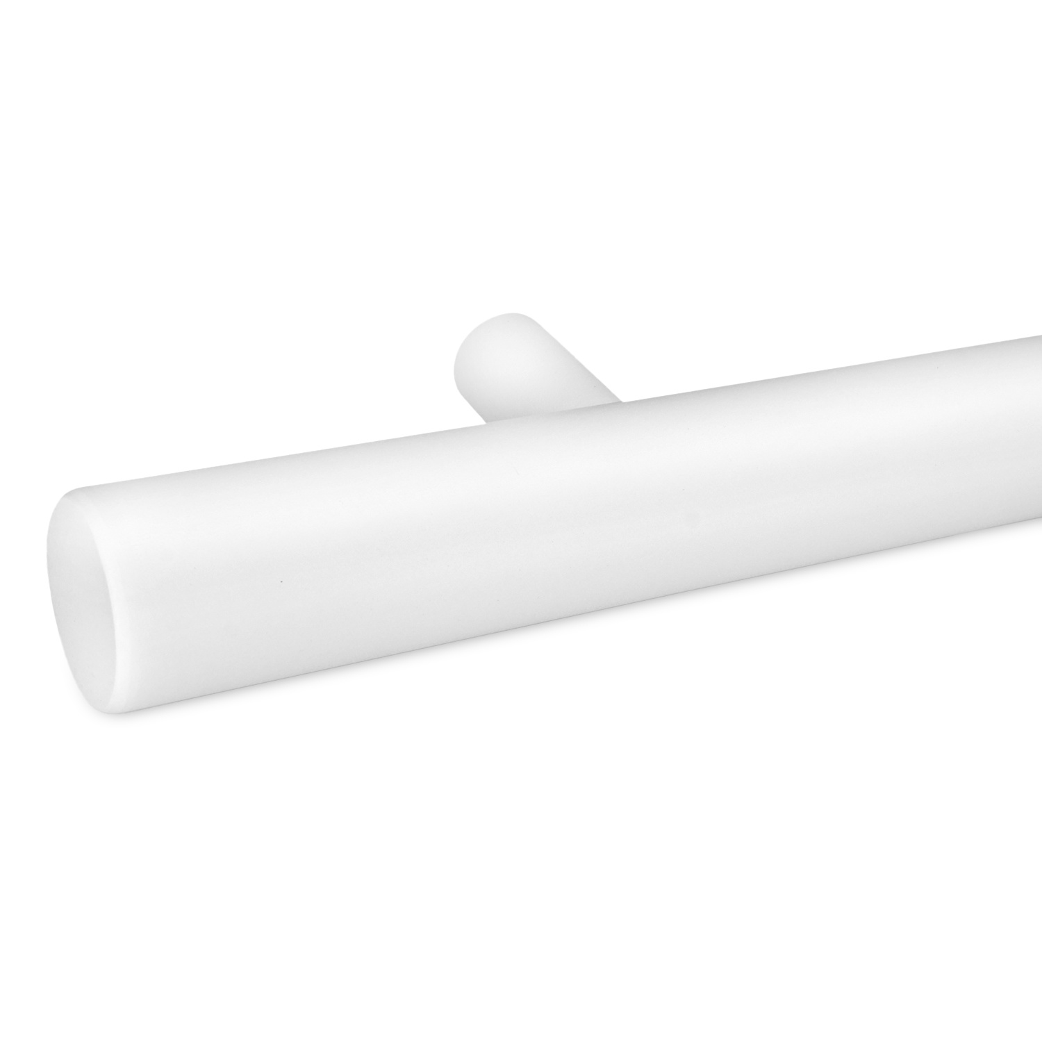 Witte trapleuning - rond - met dragers TYPE 14 - Snel in huis!