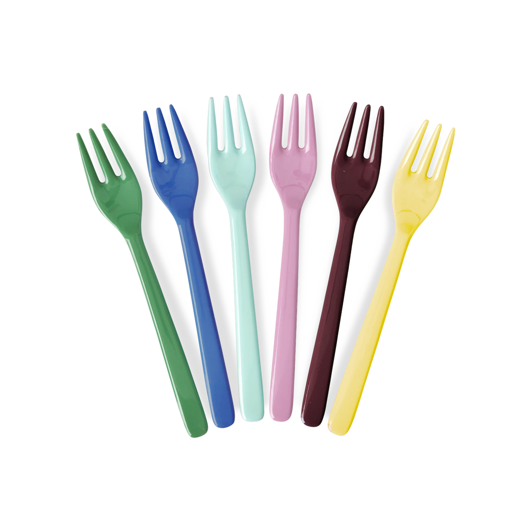 Rice melamine vorkjes Show Your True Colors kleuren | Kidzsupplies