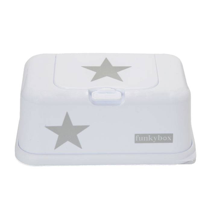 funkybox Funkybox billendoekjes bewaardoos wit met ster | Kidzsupplies