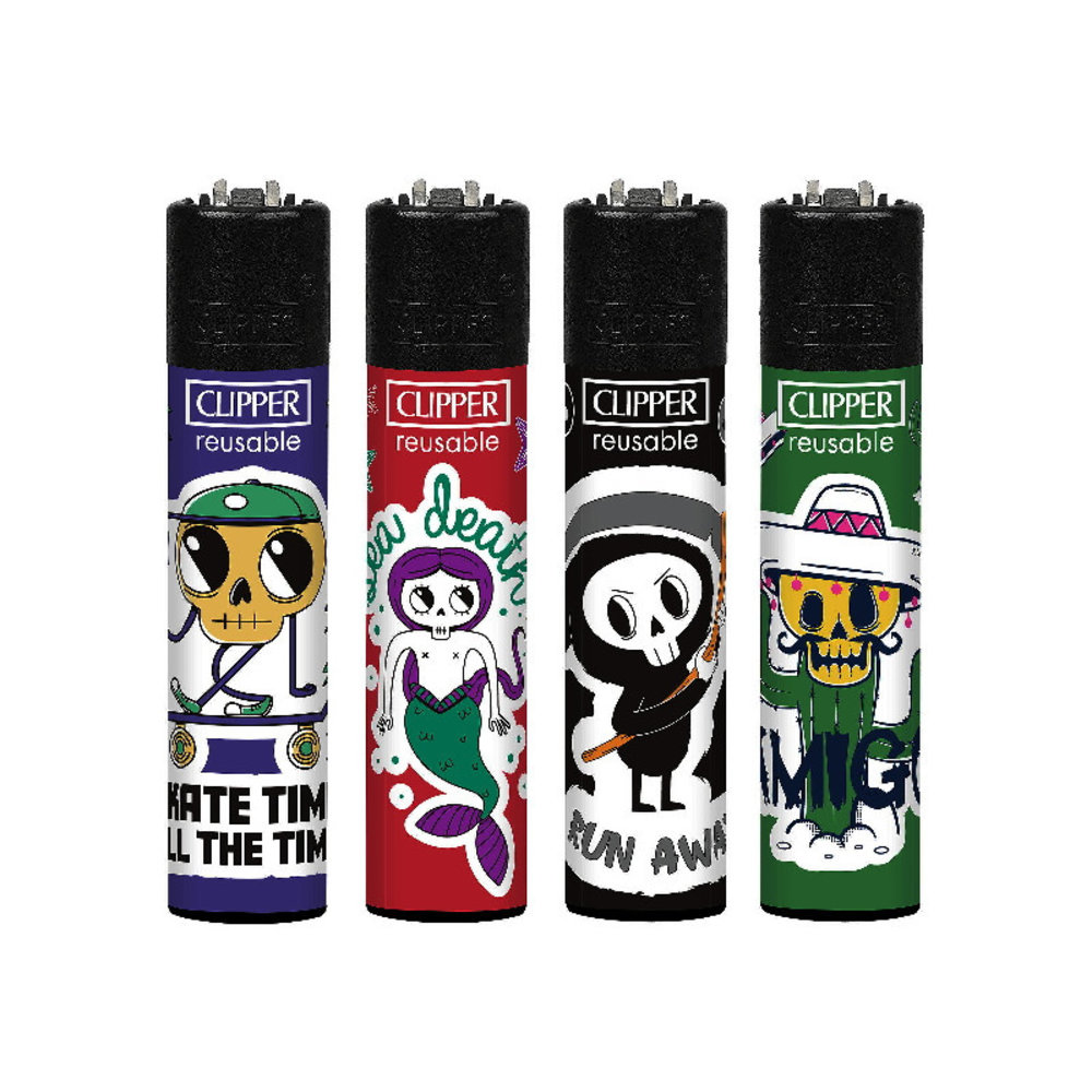 Clipper Sticker Skulls - Novus Fumus