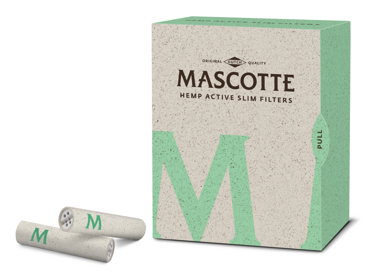 Mascotte Hemp Active Slim Filters - Novus Fumus