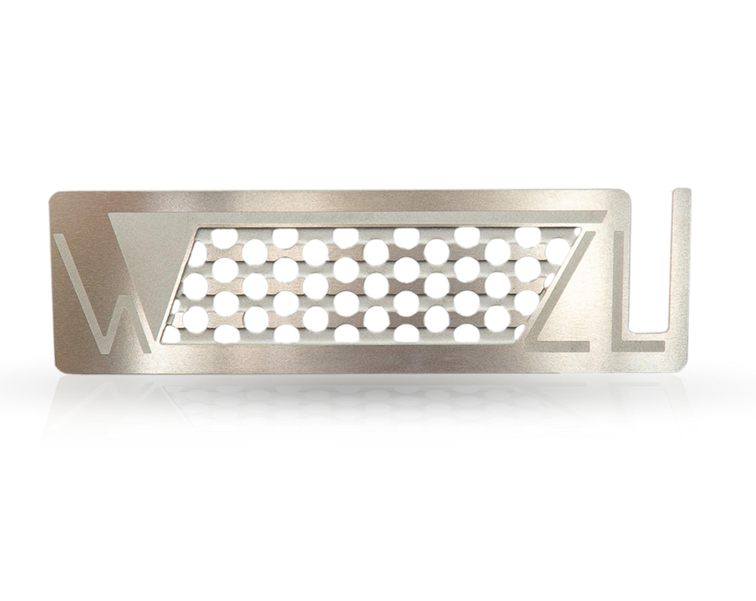 Woodzl - Stainless steel card grinder with stamper - Novus Fumus