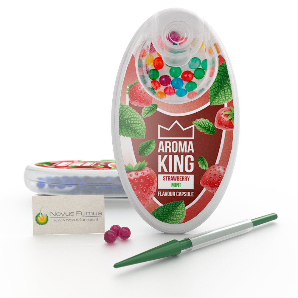 Aroma King Ice Strawberry klik bolletjes - Novus Fumus