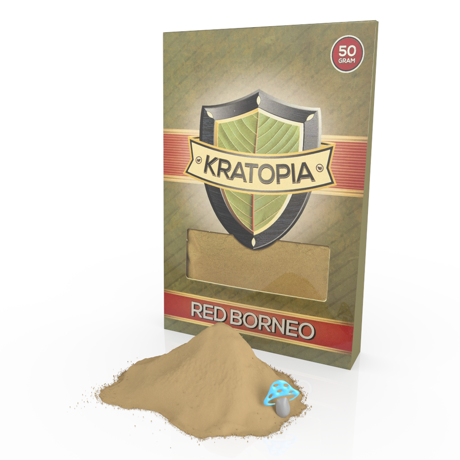 Red Borneo Kratom – 50 grams - Novus Fumus