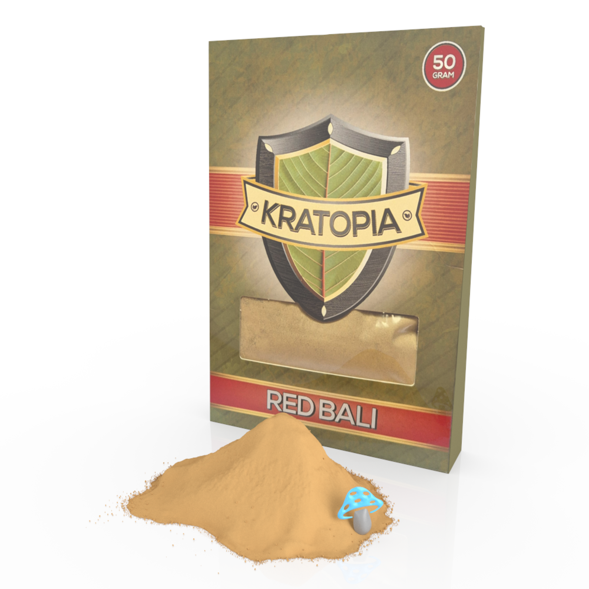 Kratom de Bali rouge – 50 grammes - Novus Fumus