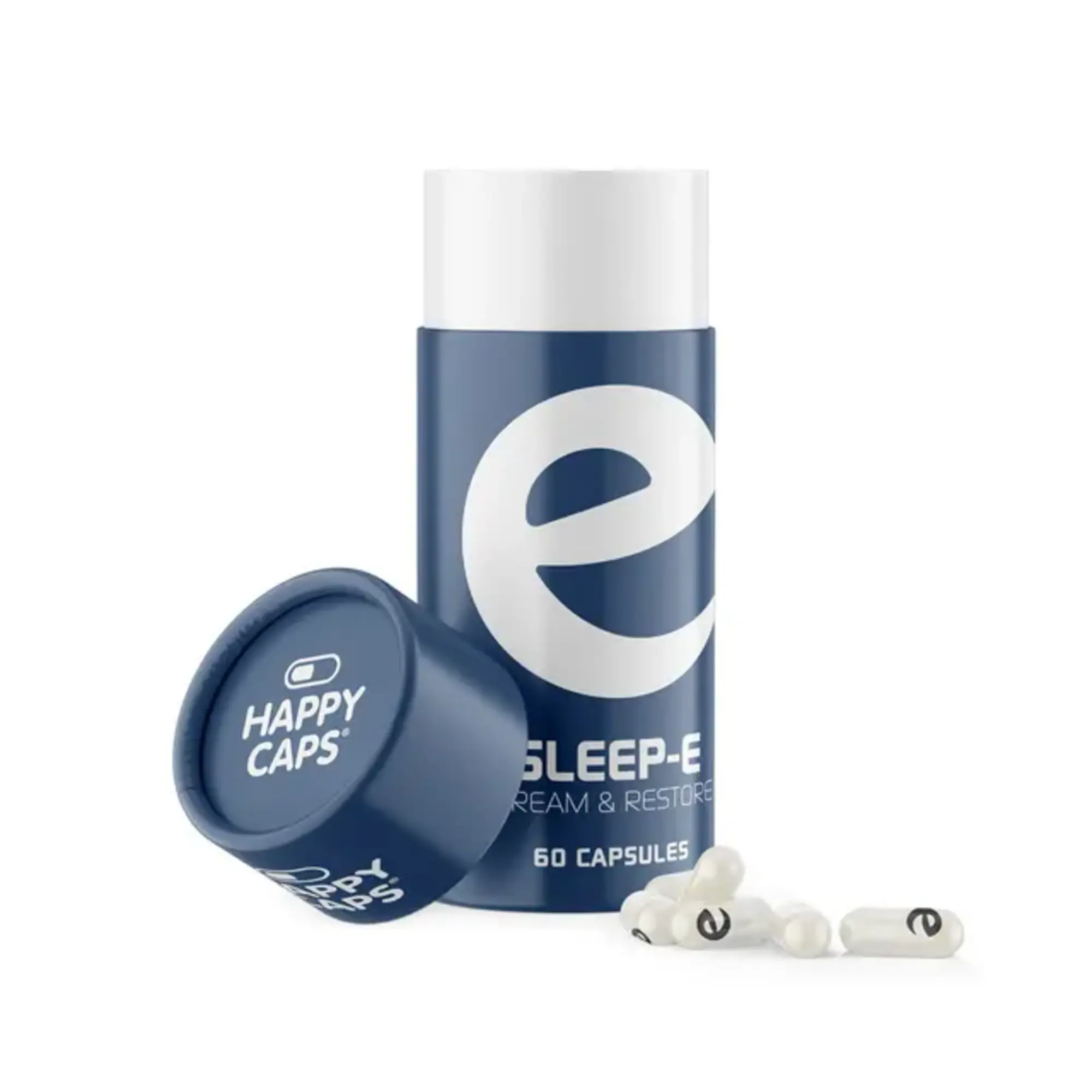 Sleep-E Happy Caps - Natural Sleep Aid with Melatonin - Novus Fumus