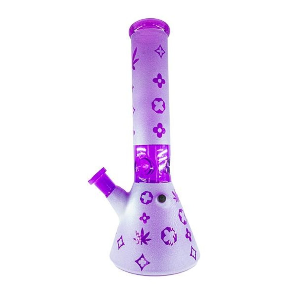 Buy Pattern Bong - XL Glass Bong of 30cm - Novus Fumus