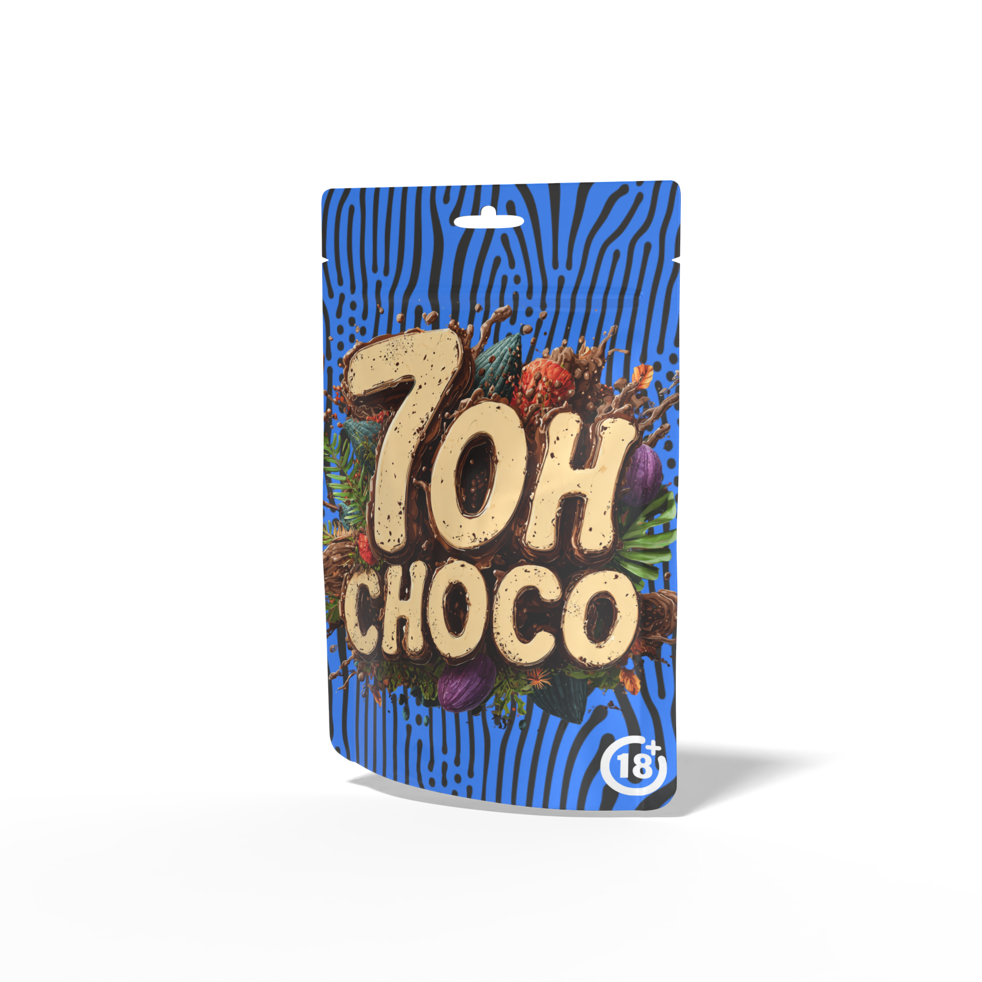 7-OH Choco – Pièce de collection avec 6 morceaux de chocolat - Novus Fumus