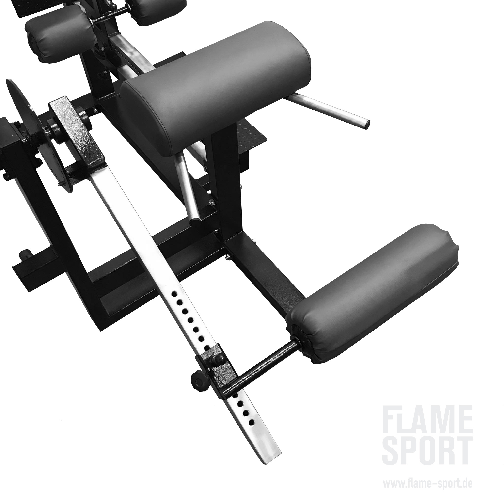 Inverse Curl Machine (4LX) / Glute/ Hamstring Station Flame Sport ...