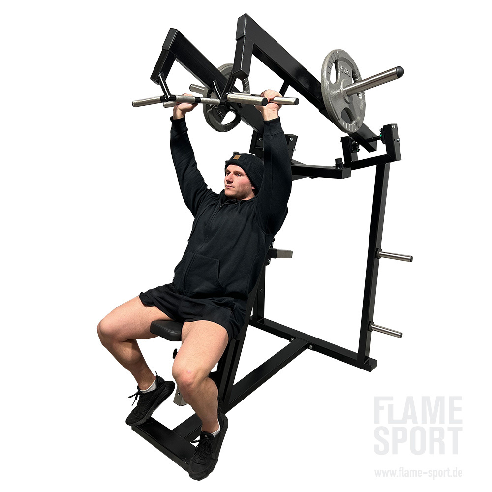 Shoulder Press Machine (1PXX) Plate loaded / FLAME SPORT - FLAME SPORT ...