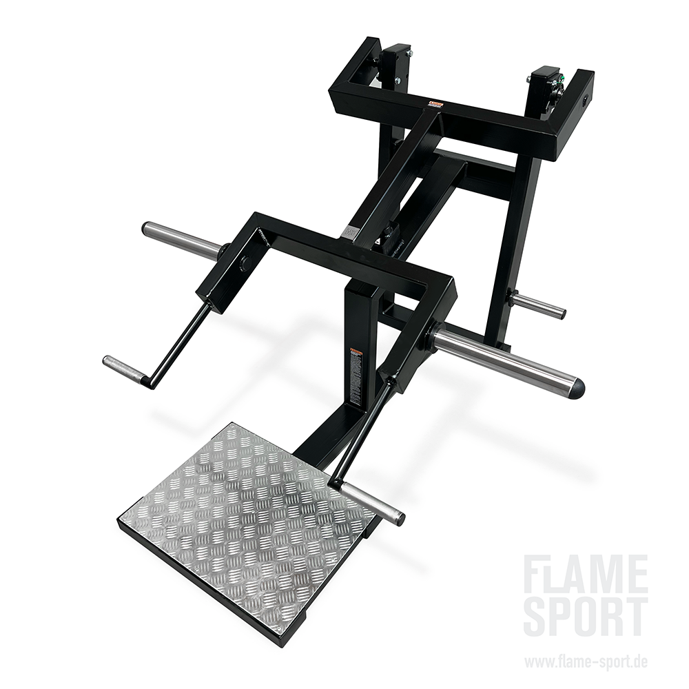 Trapezius Machine (3G) The Squat Lunge machine / Plate loaded / Flame ...