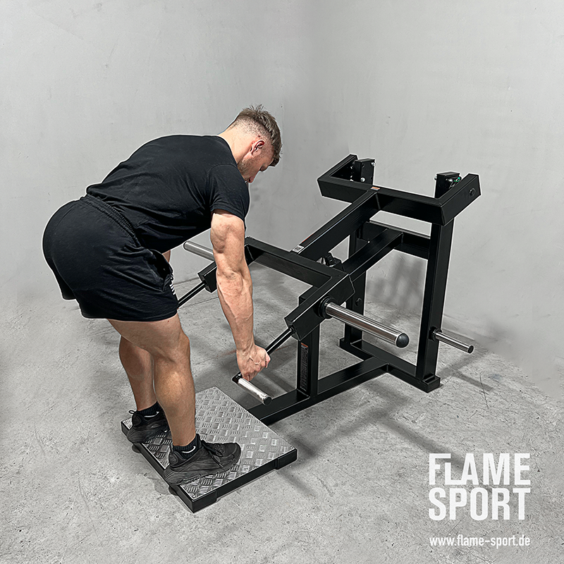 Trapezius Muscles Machine (3G) - FLAME SPORT - Professional Gym Equipment