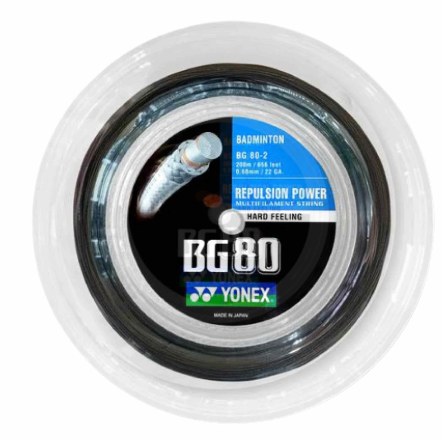 Yonex BG 80 Black - 200 meter - KW FLEX Racket specialist
