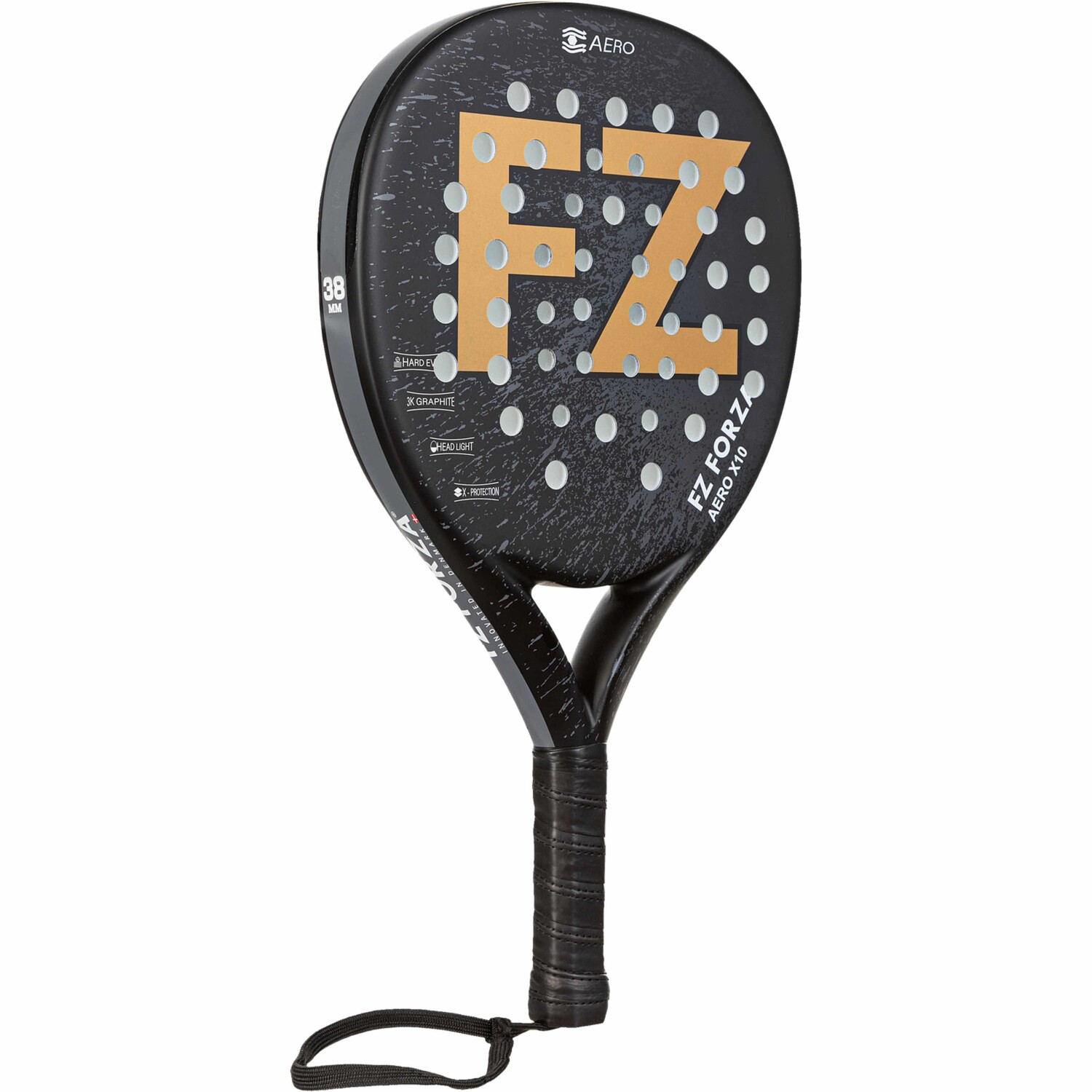 Buy the FZ Forza Aero X10 1001 Black! - KW FLEX racket specialist
