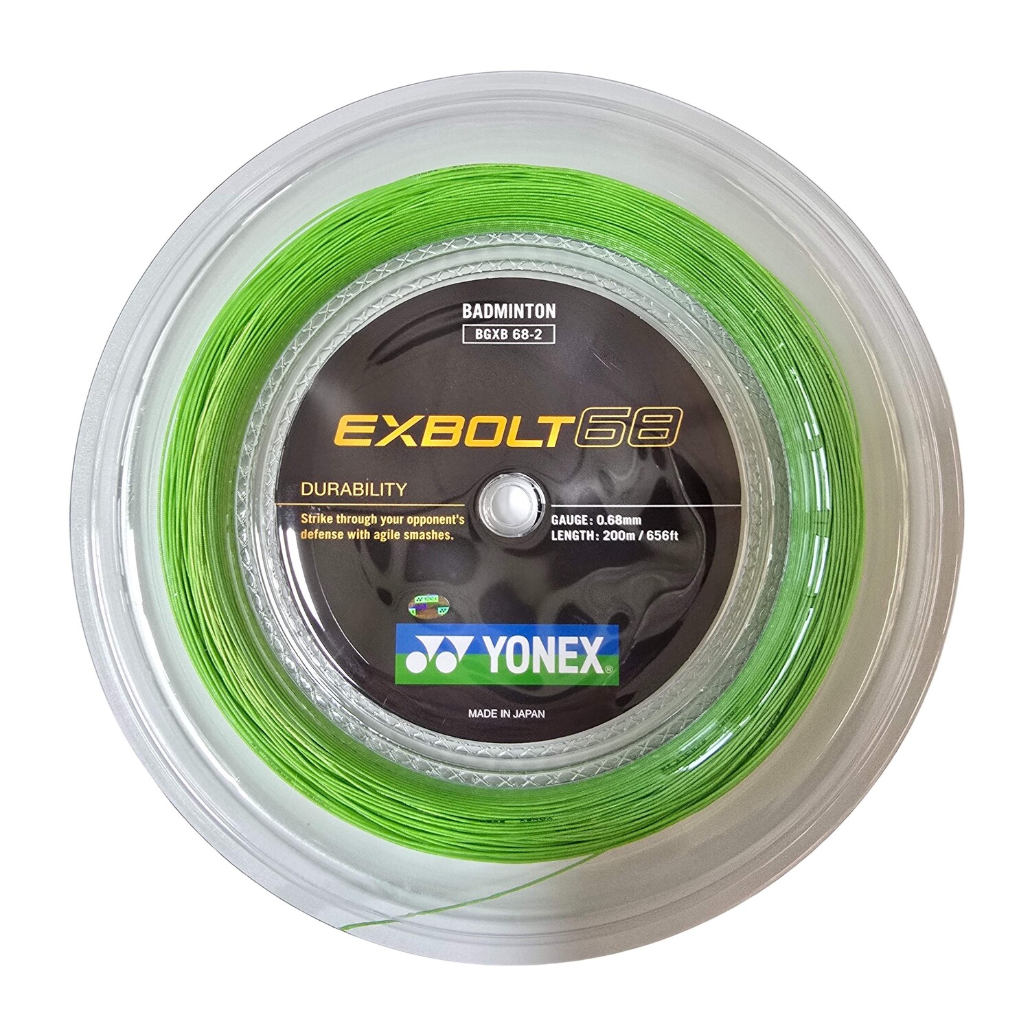 Yonex Exbolt 68 Green- 200 meter - KW FLEX Racket specialist