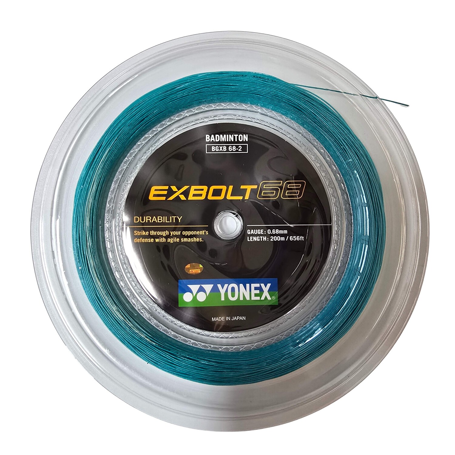 Yonex Exbolt 68 Turquoise - 200 meter - KW FLEX Racket specialist