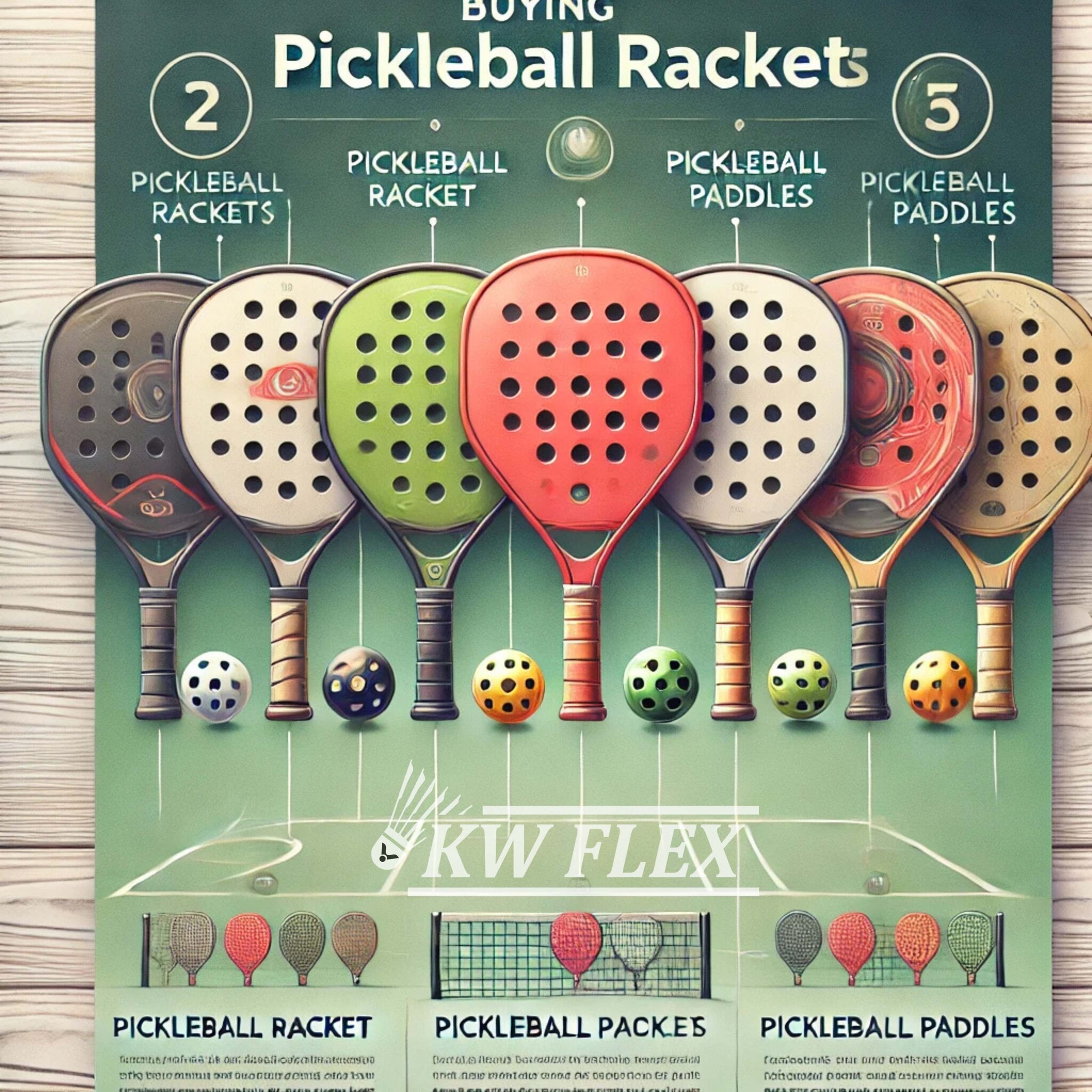Buying a pickleball racket: What should you look out for? - KW FLEX ...