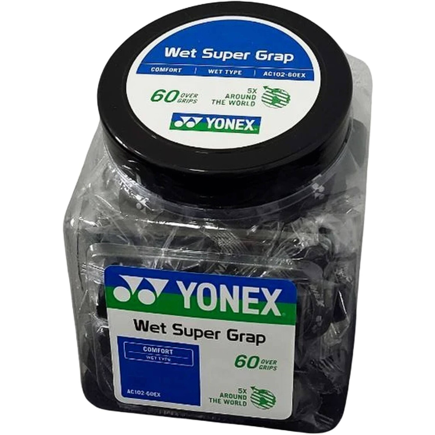 Yonex Super Grap ac102ex Box 60 Black - KW FLEX Badminton Spezialist