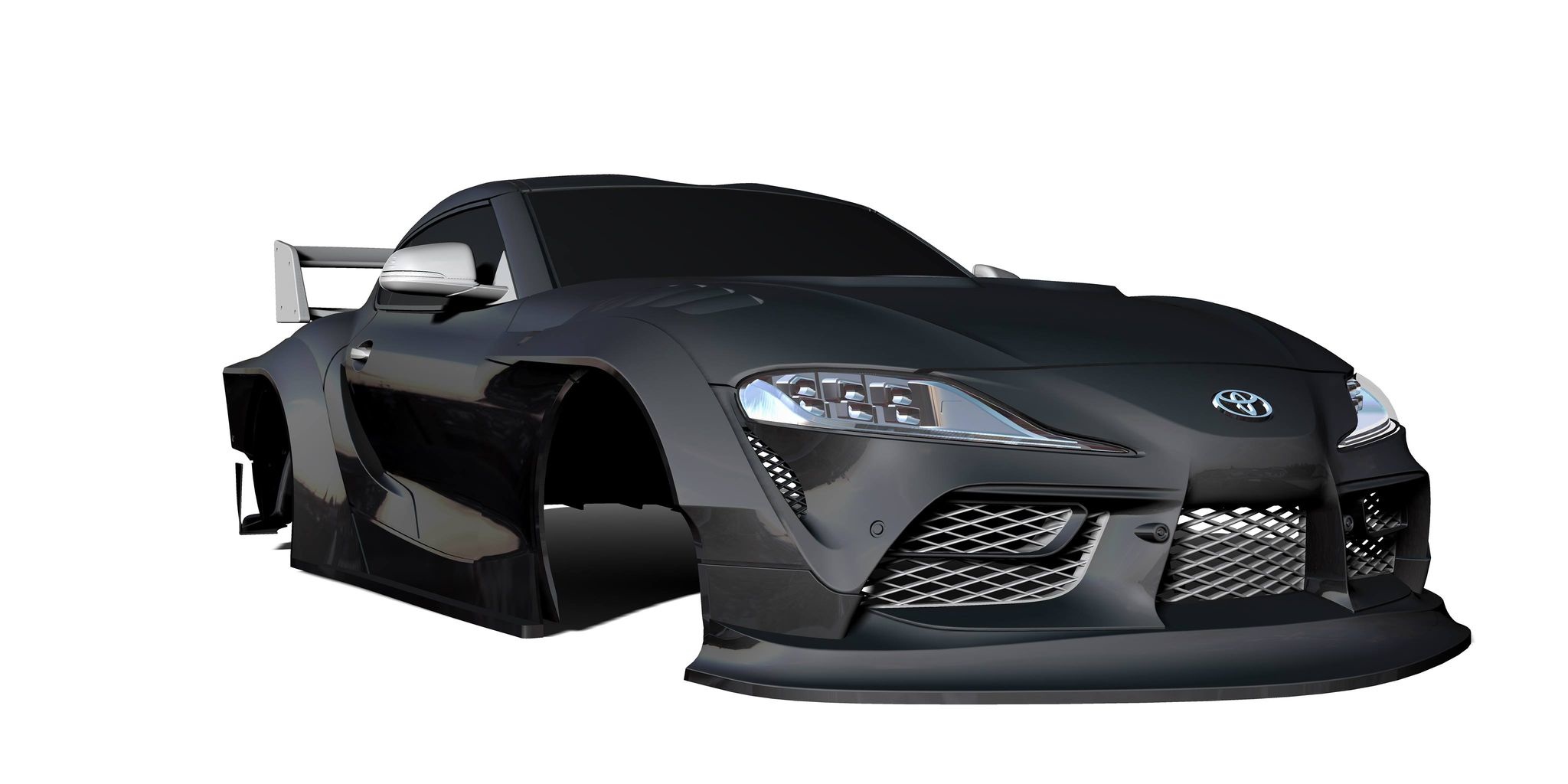 Rc Arlos - AF-LBWA90 - LB-WORKS Toyota Supra (A90) Clear Body - Drifted