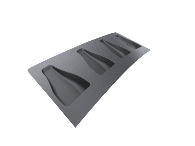 Rc Arlos - AF-AE86TRWI - Rear Window Intakes for Toyota AE86 Trueno ...