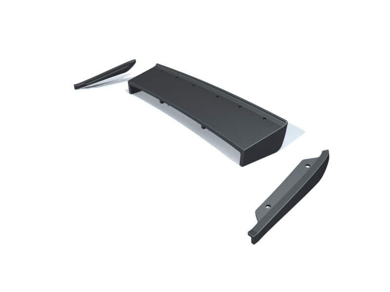 Rc Arlos - AF-AE86TRD - Rear Diffuser for Toyota AE86 Trueno - Drifted