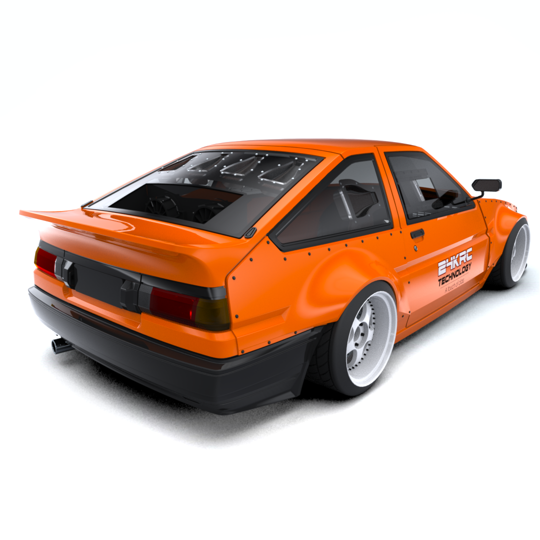 Rc Arlos - AF-DW86WK - D-Works Wide Body Kit for Toyota AE86 Trueno ...
