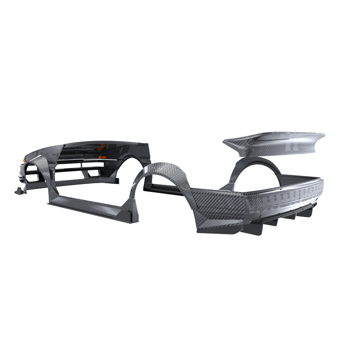 Rc Arlos - AF-JR86WK - J-Run Wide Body Kit for Toyota AE86 Trueno - Drifted