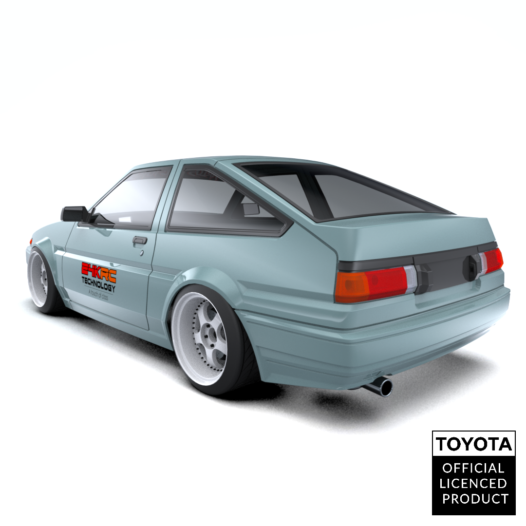 Rc Arlos - AF-AE86T - Toyota AE86 Trueno Clear Body - Drifted