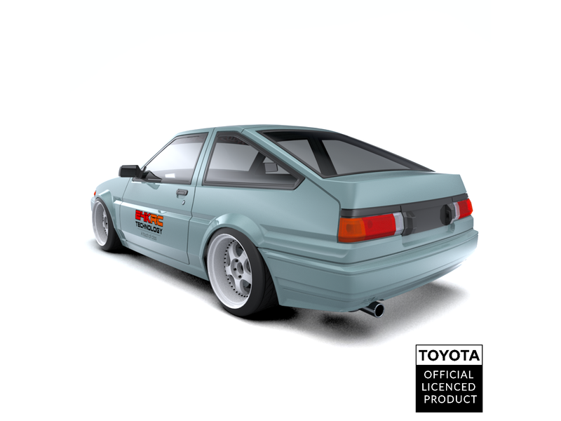 Rc Arlos - AF-AE86T - Toyota AE86 Trueno Clear Body - Drifted
