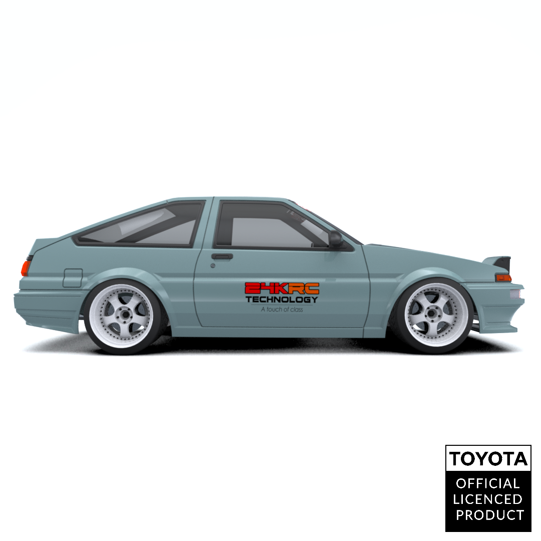 Rc Arlos - AF-AE86T - Toyota AE86 Trueno Clear Body - Drifted